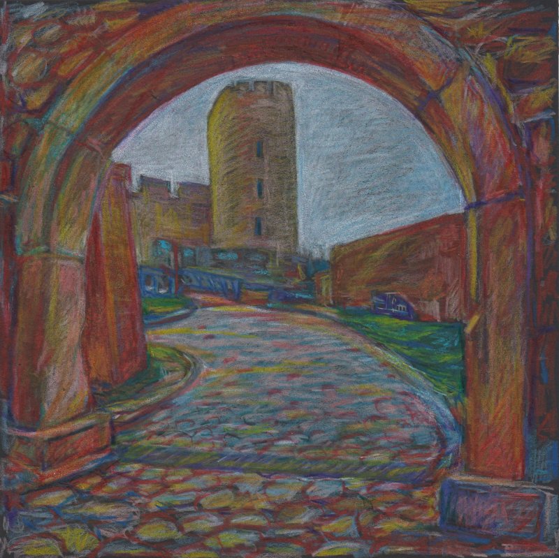 Pogled kroz Zindan kapiju, Kalemegdan