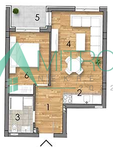 Jednoiposoban stan na prodaju, 42m2, 121.360€