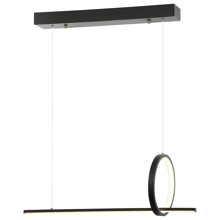 LED visilica 18W F2025-18V BK 4000K