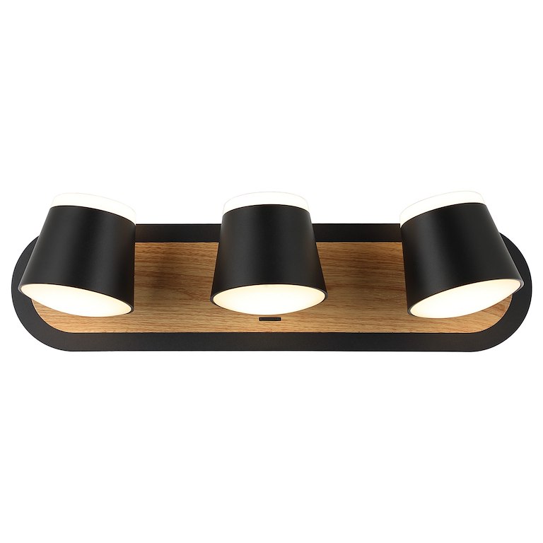 LED zidna lampa 24W F2077-24Z BK+WD 3000K