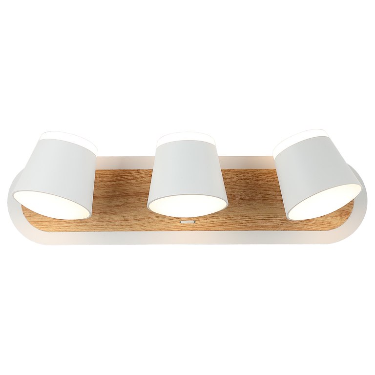 LED zidna lampa 24W F2077-24Z WH+WD 3000K