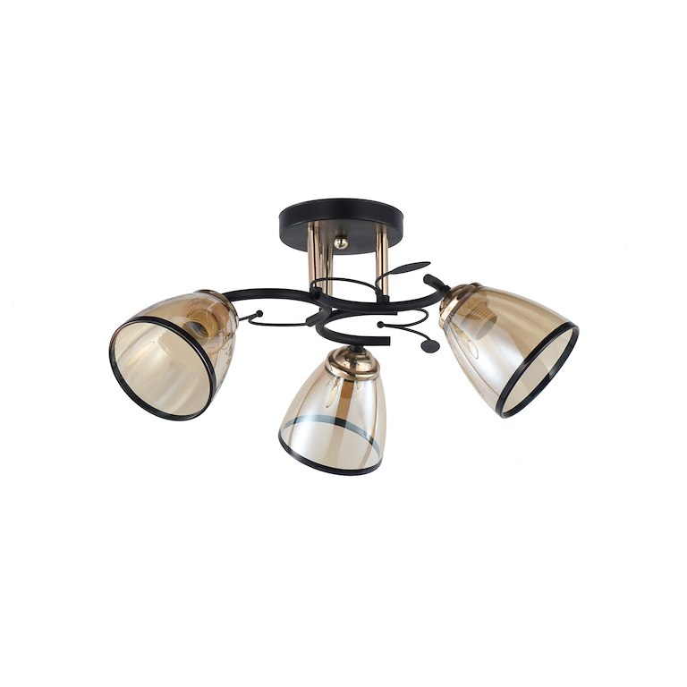 Plafonska lampa 3xE27 MD2740-3 BK+GD