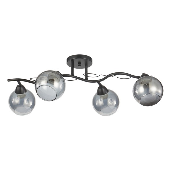 Plafonska lampa 4xE27 MD2745-4 BK+CH