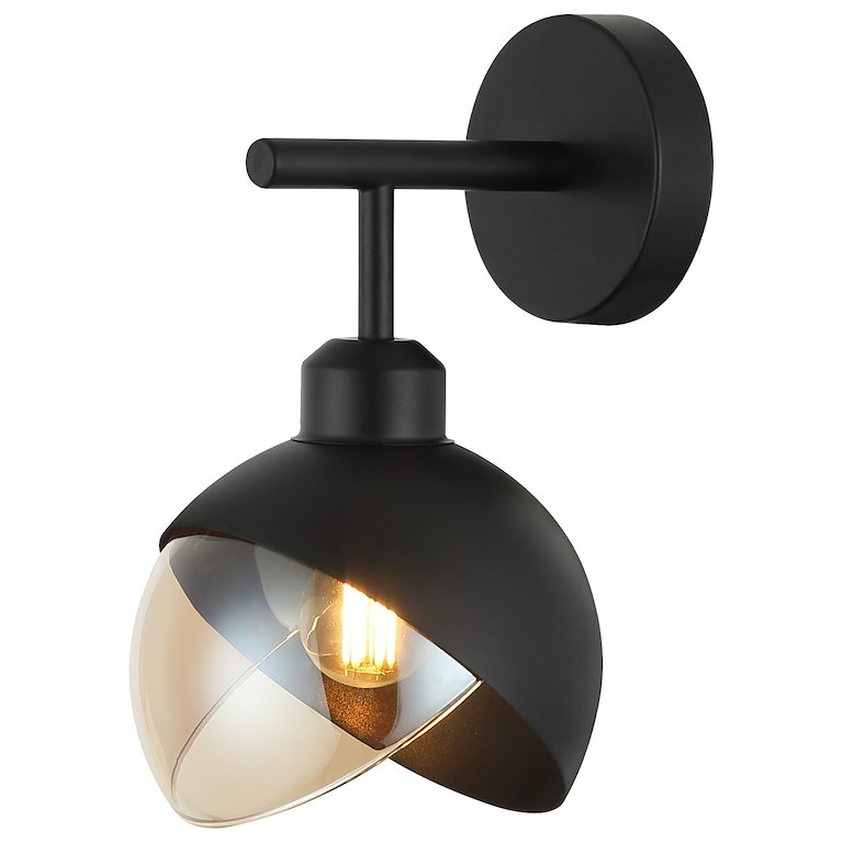Zidna lampa 1xE27 F7036-1Z BK+AM