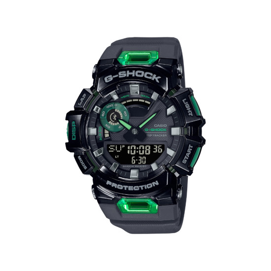 G-SHOCK GBA-900SM-1A3 muški sat G-SQUAD Vital Bright Series Fitness Bluetooth® Neon Green Detail 20ATM