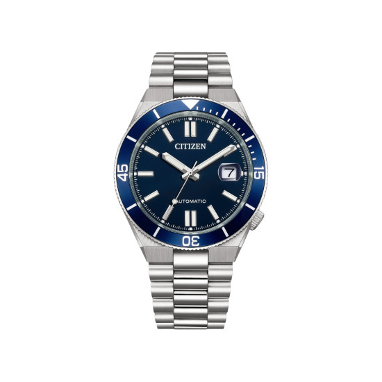 CITIZEN NJ0230-59L muški sat TSUYOSA Shore Diver Style Automatic Sapphire Glass Sunray Dark Blue Dial 40mm 10ATM