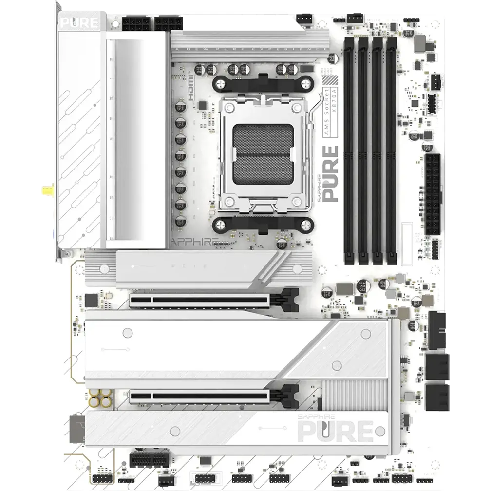 Sapphire Matična ploča PURE X870A WIFI 7 AM5 DDR5 ATX