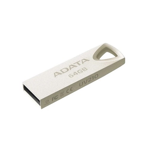 ADATA 64GB USB 2.0 Flash Drive Metal AUV210-64G-RGD