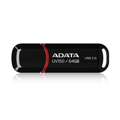 ADATA 64GB DashDrive UV150, USB 3.2, Black | AUV150-64G-RBK