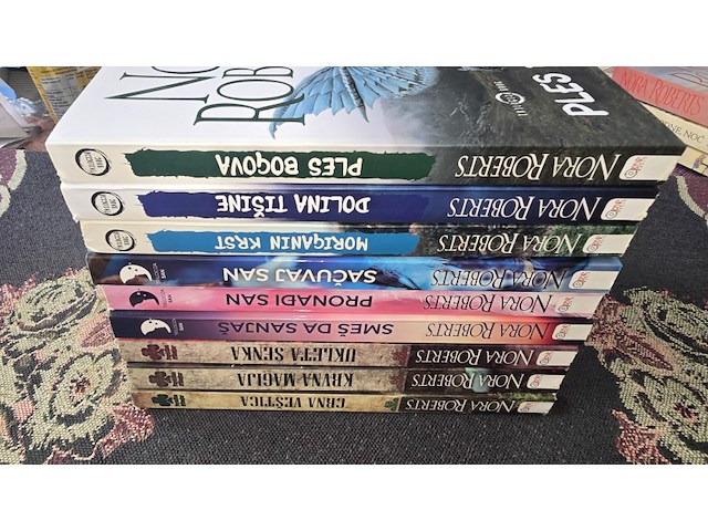 Nora Roberts , 9 knjiga , 3 x 3 trilogije