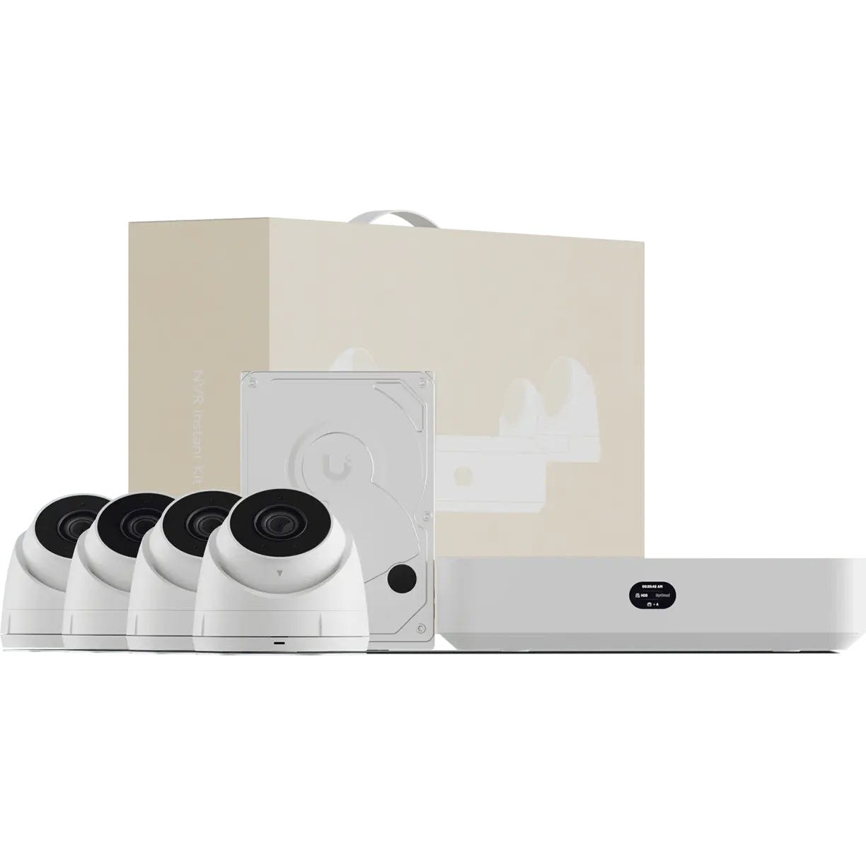 Ubiquiti Network Video Recorder Instant Kit - NVR snimač + 4x G5 Turret Ultra kamere + 1TB HDD