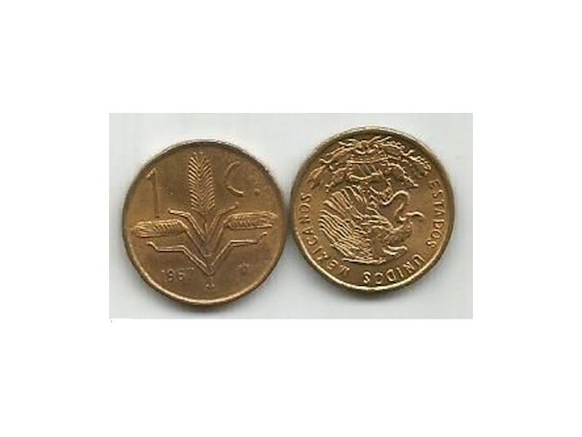 Mexico 1 centavo 1967. KM#417