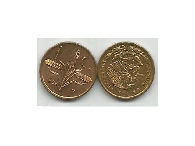 Mexico 1 centavo 1952. KM#417