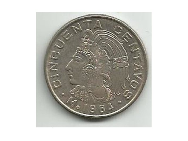Mexico 50 centavos 1964.