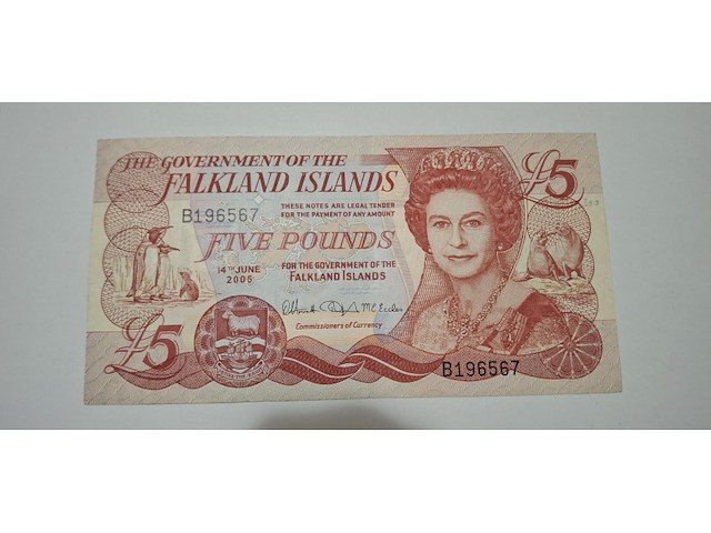 5 funti FOKLANDSKA OSTRVA