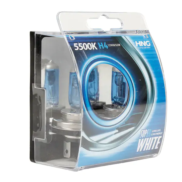 Sijalica za auto h4 12v 55w super white set 2 kom
