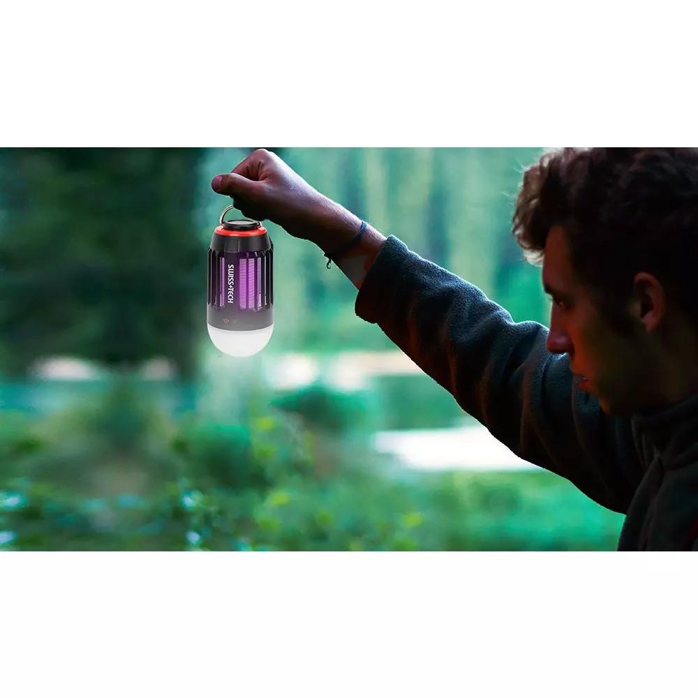 Swiss tech LED punjivi fenjer za kampovanje (belo+protiv komaraca)