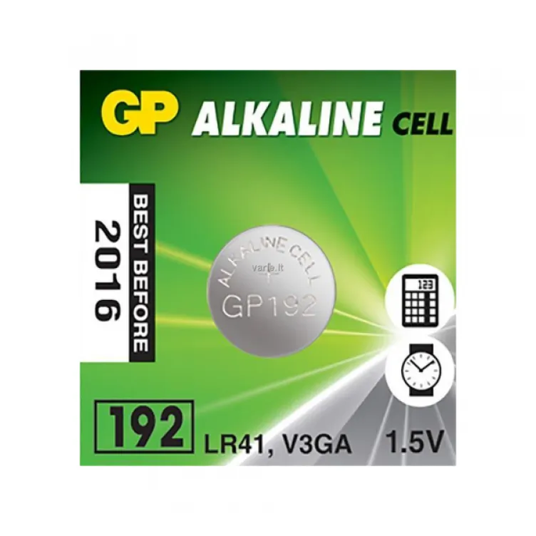 Baterija GP dugmasta ultra alkalna AG3/ LR41
