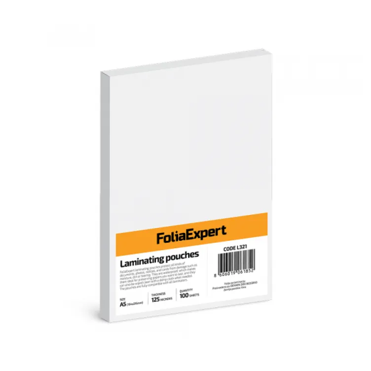 Folija za plastifikaciju FoliaExpert A5 125 mic