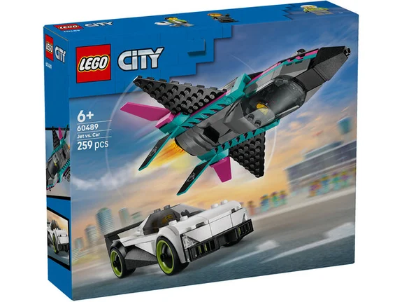 LEGO Mlaznjak protiv automobila 60489
