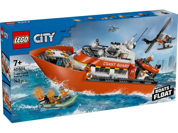 LEGO Spasilački brod i helikopter obalske straže 60504