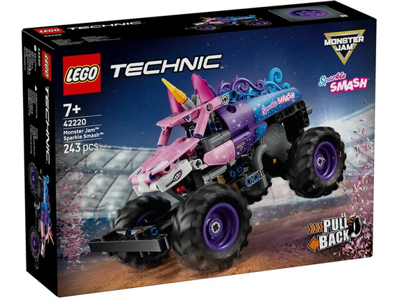 LEGO Monster Jam™ Sparkle Smash™ na povlačenje 42220