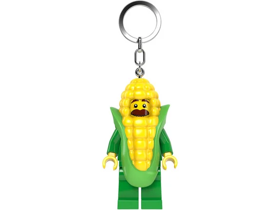 LEGO Minifigure privezak za ključeve sa svetlom: Tip u kukuruz kostimu