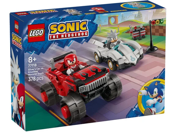 LEGO Silver automobil protiv Naklsa čudovišni kamion 77118