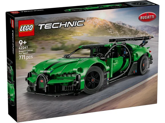 LEGO Zeleni Bugatti Chiron Pur Sport hiperautomobil 42241