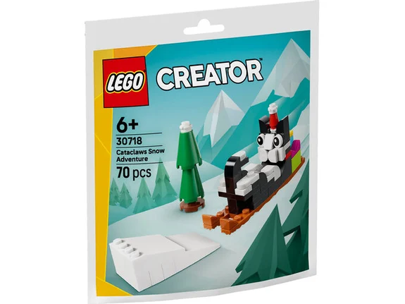 LEGO Snežna avantura mačka Ketaklo 30718