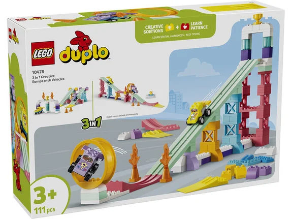 LEGO 3u1 Kreativne rampe sa vozilima 10478
