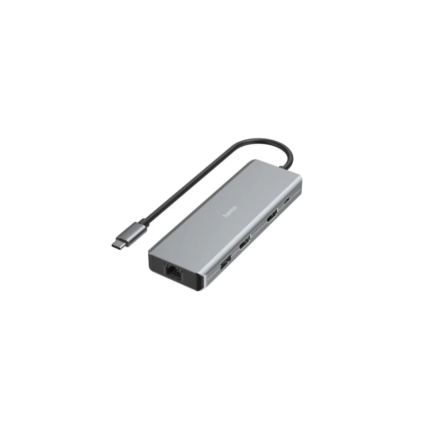 USB Hub 9 porta Hama/2 x HDMI/USB-A/USB-/ LAN/RJ-45
