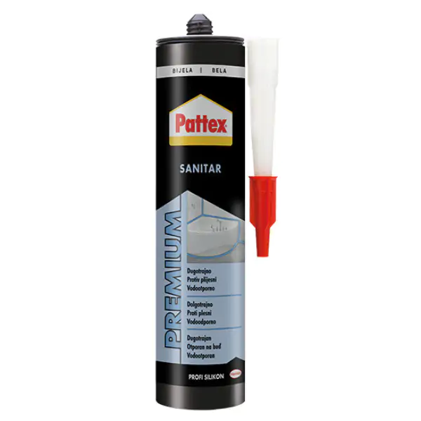 Silikon sanitarni beli pattex