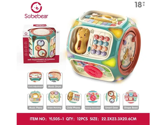 Hk Mini Interaktivna osmostrana kocka za igru