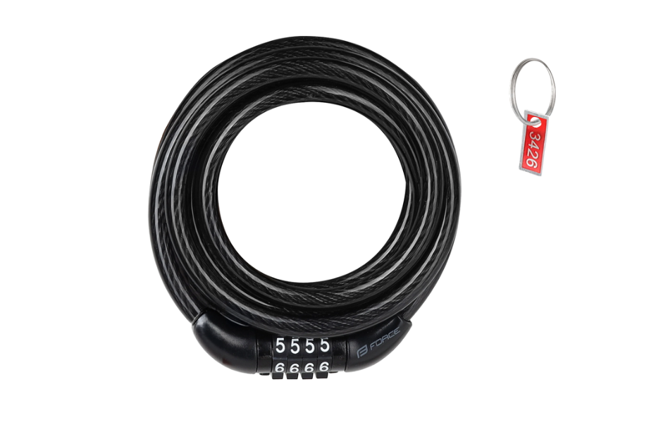 Brava FORCE S8/1800mm, na šifru, crna
