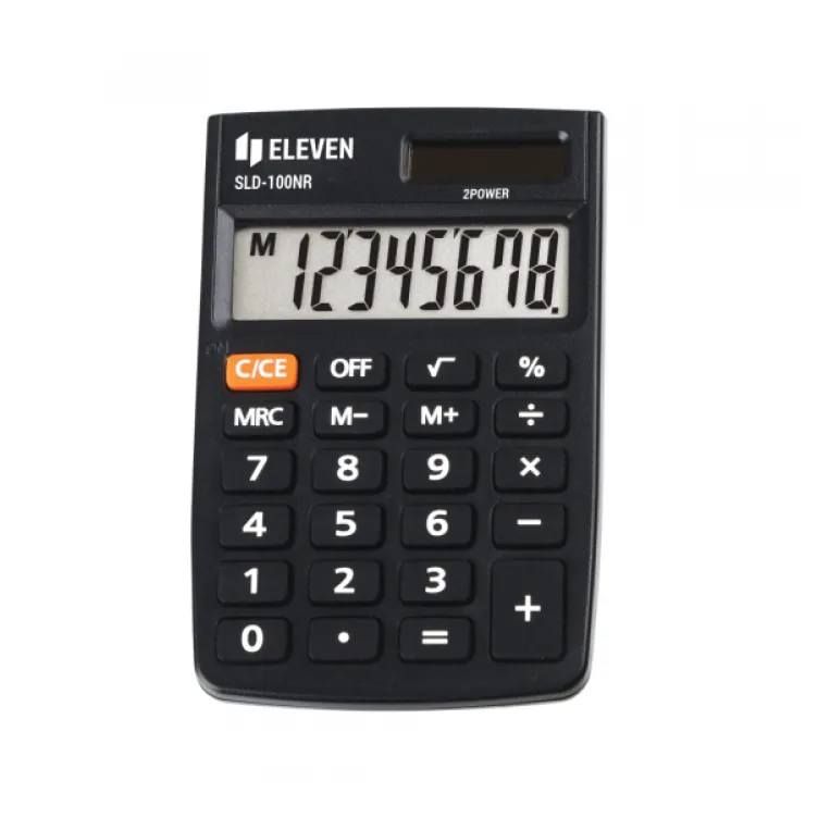 Kalkulator Eleven SLD 100 NR,džepni 8 cifara