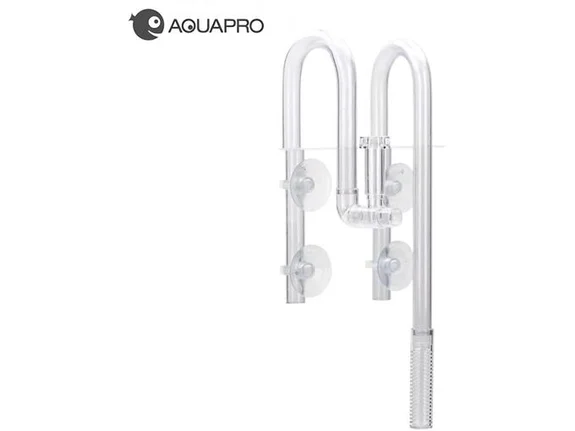 Aquapro set plastični Skimmer Outflow+Inflow, providni napredna verzija+Vortex 12mm