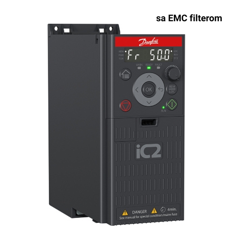 FREKVENTNI REGULATOR iC2-MICRO DRIVE 2.2kW, SA EMC FILTEROM