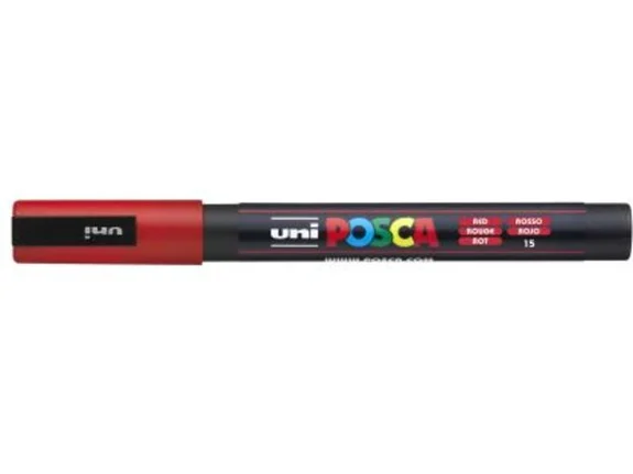 Uni Marker PC-3M crveni 15 Posca