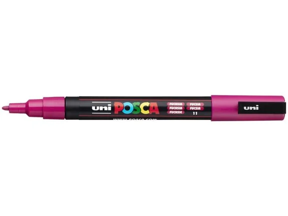 Uni Marker PC-3M roze 11 Posca 0.9-1.3mm