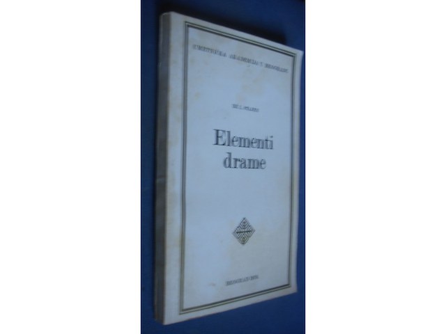 ELEMENTI DRAME - Dž. I. Stajen