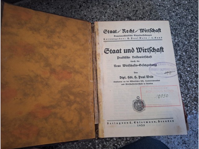Paul Weis - Staat und wirtschaft 1935