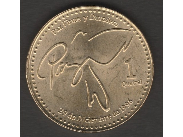 1 Quetzal - 2001 - Guatemala, Gvatemala