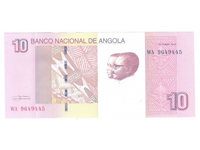 Angola 10 kwanzas 2012 (2017) UNC