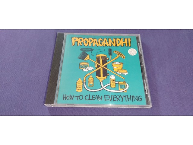 Propagandhi - How To Clean Everything (CD, USA)