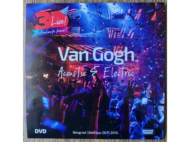 VAN GOGH - Acoustic &; Electric - 30 Live! DVD - NOVO