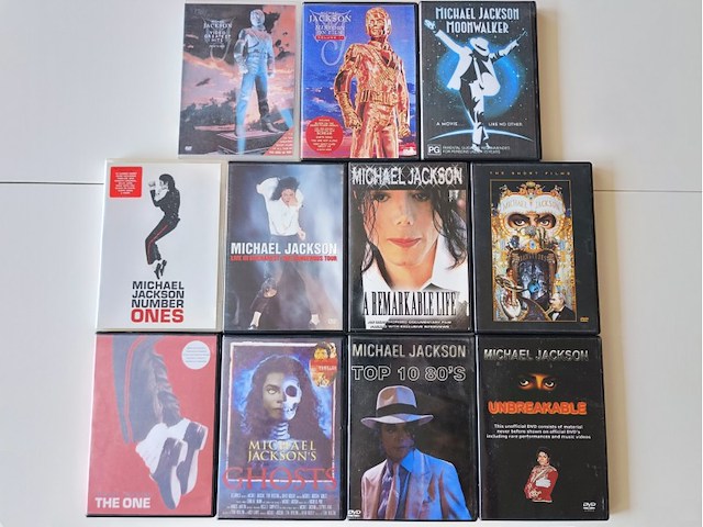 Michael Jackson kolekcija 11 DVD RARITET