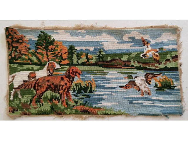 Goblen `Lov` (40x20 cm) – Vrhunski rad