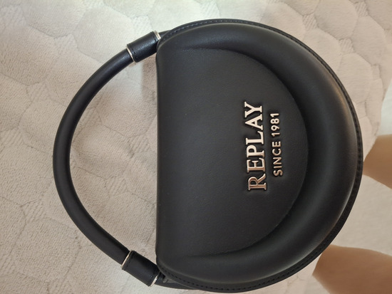 Replay crna original torbica