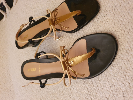 FENDI Tri kolor leder